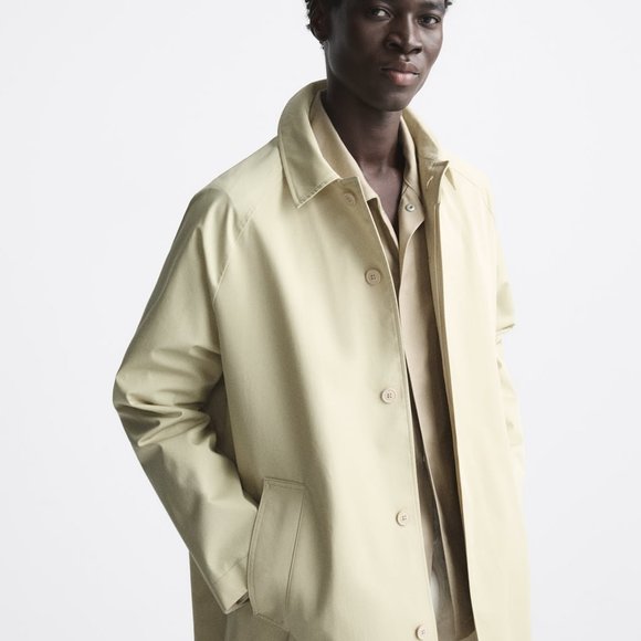 Zara | Jackets & Coats | Nwot Zara Oversized Technical Trench Coat Size ...